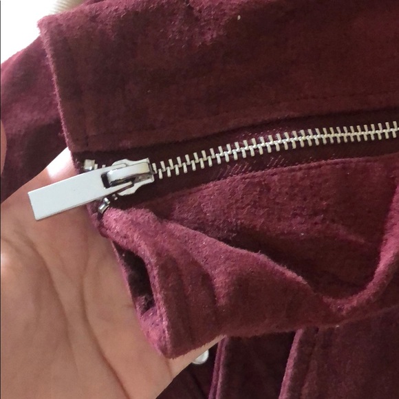 Mango | Jackets & Coats | Motorcycle Red Leather Jacket | Poshmark